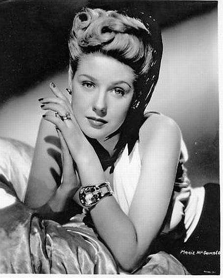 Marie McDonald: WWII YANK Magazine Pin Up 25 Aug 1944
