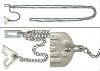 WWII Dog Tag Chains - Original and Reproduction Dog Tag Chains