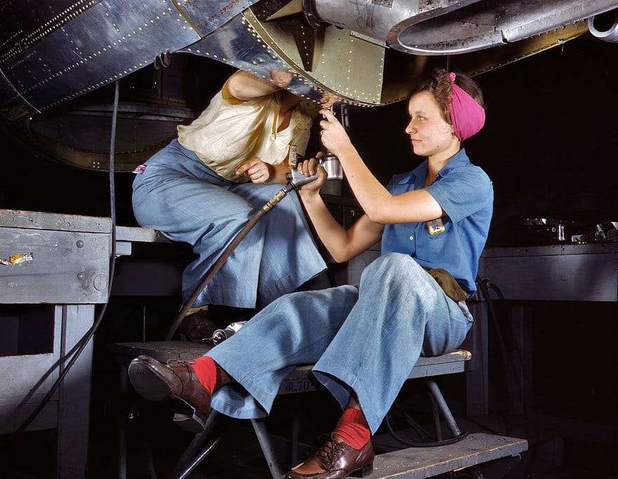 Rosie the Riveter Photos: Building America’s Arsenal of Democracy